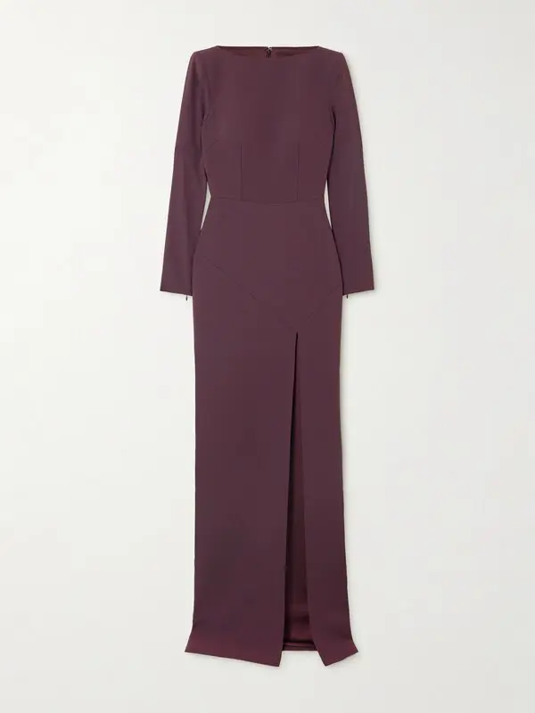 Alex Perry Crepe Gown - Purple