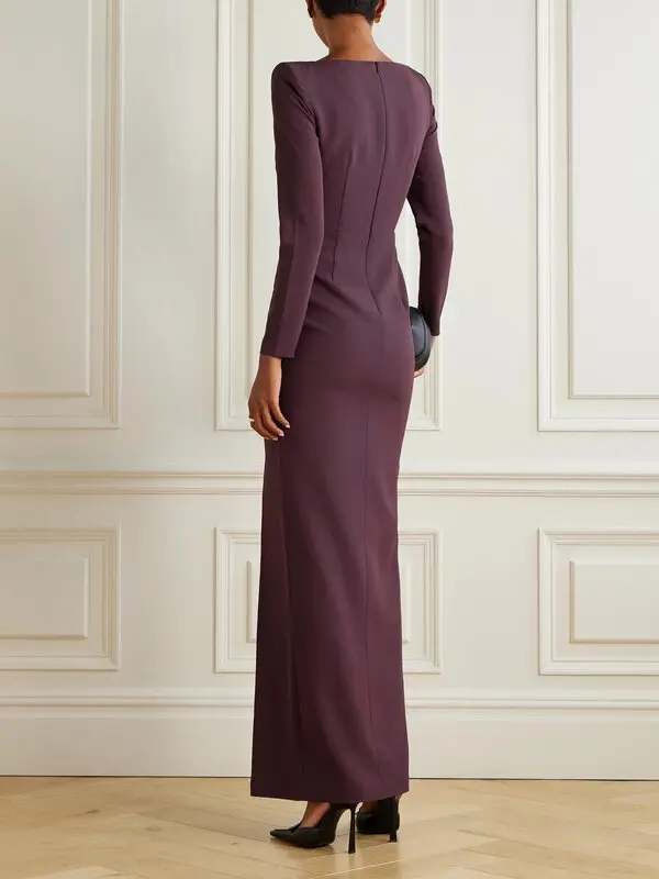 Alex Perry Crepe Gown - Purple