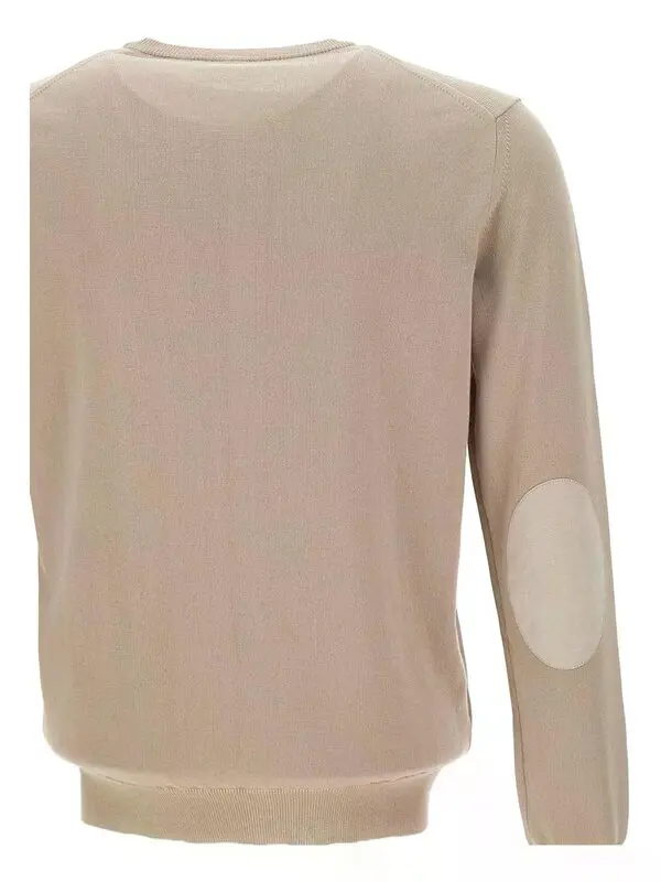 KANGRA Elbow-patch Sweater - Neutrals