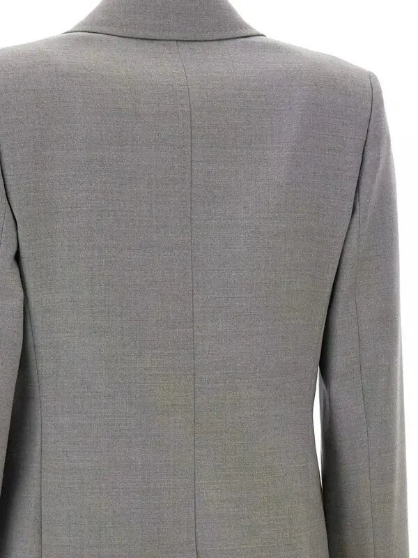 Max Mara Bolsena Single-breasted Blazer - Grey