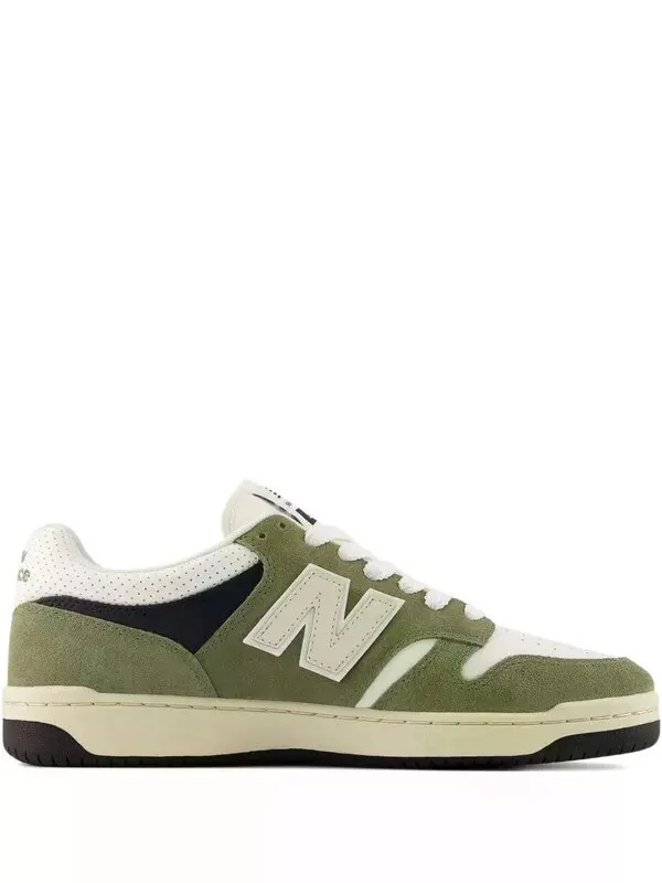 NEW BALANCE 480 Suede And Leather Sneakers