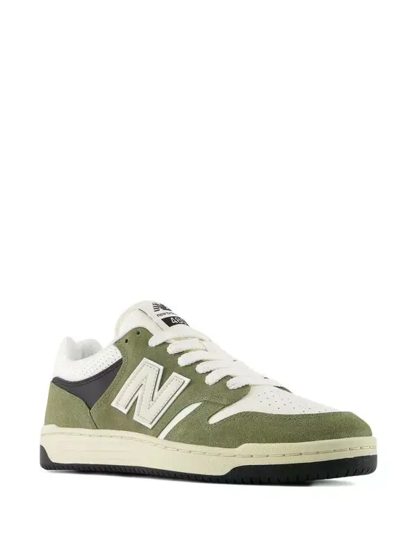 NEW BALANCE 480 Suede And Leather Sneakers