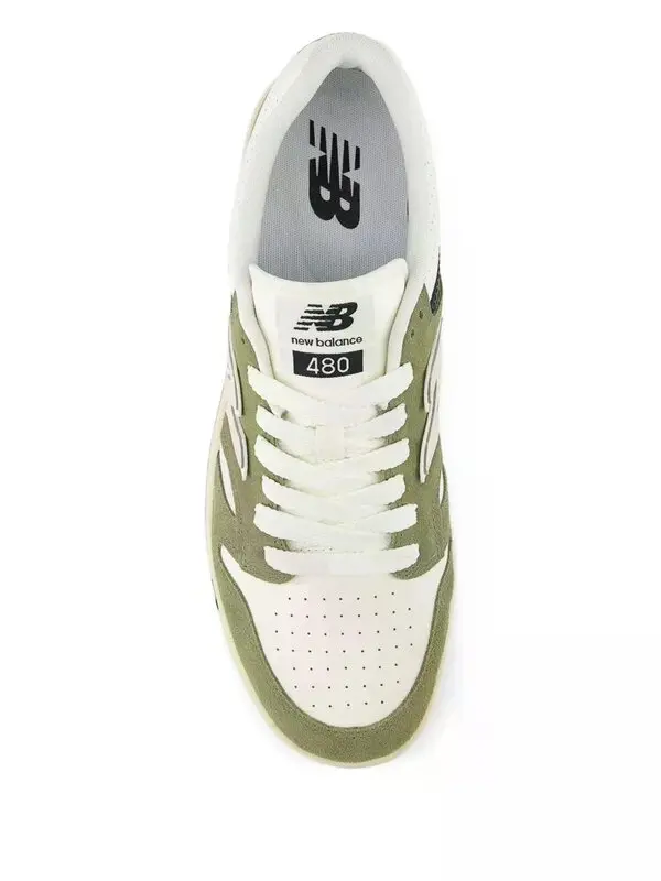 NEW BALANCE 480 Suede And Leather Sneakers