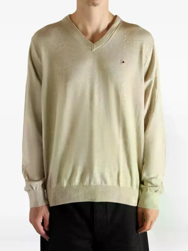 Tommy Hilfiger V-neck Logo Sweater