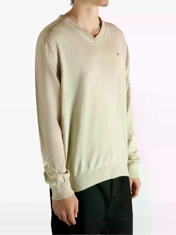 Tommy Hilfiger V-neck Logo Sweater