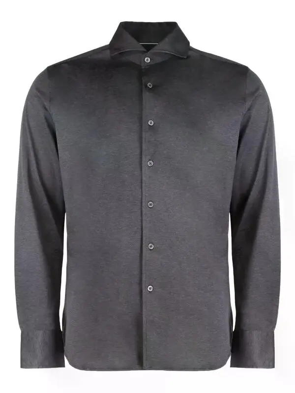 Canali Long-sleeve Cotton Shirt