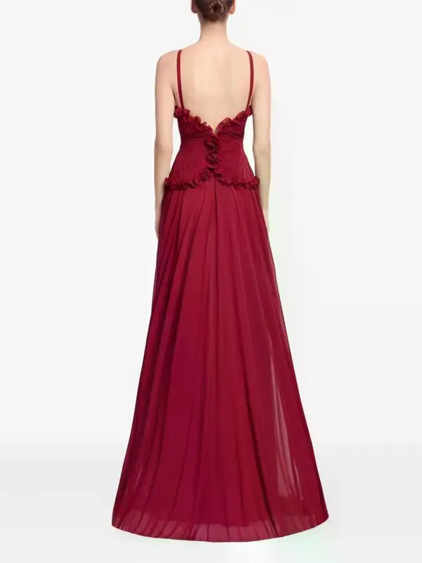 Elie Saab Silk Maxi Dress