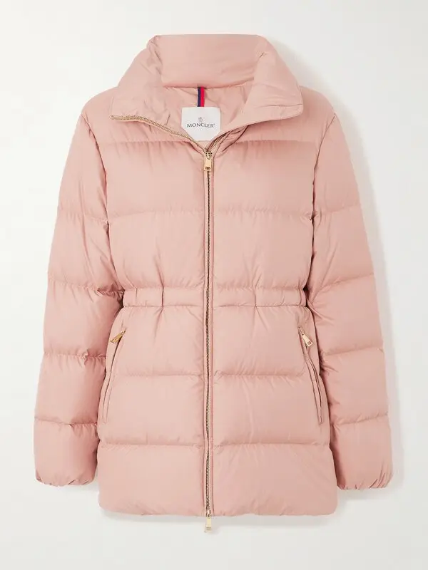 Moncler Brossette Quilted Down Jacket - Pink