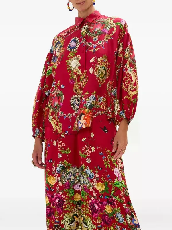 Camilla Printed Long Sleeve Shirt
