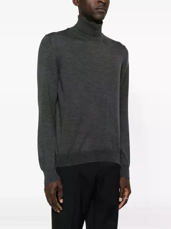 GIUUNO Fine-knit Jumper - Grey