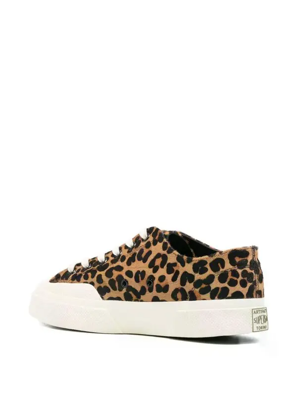 Superga Leopard Print Trainers
