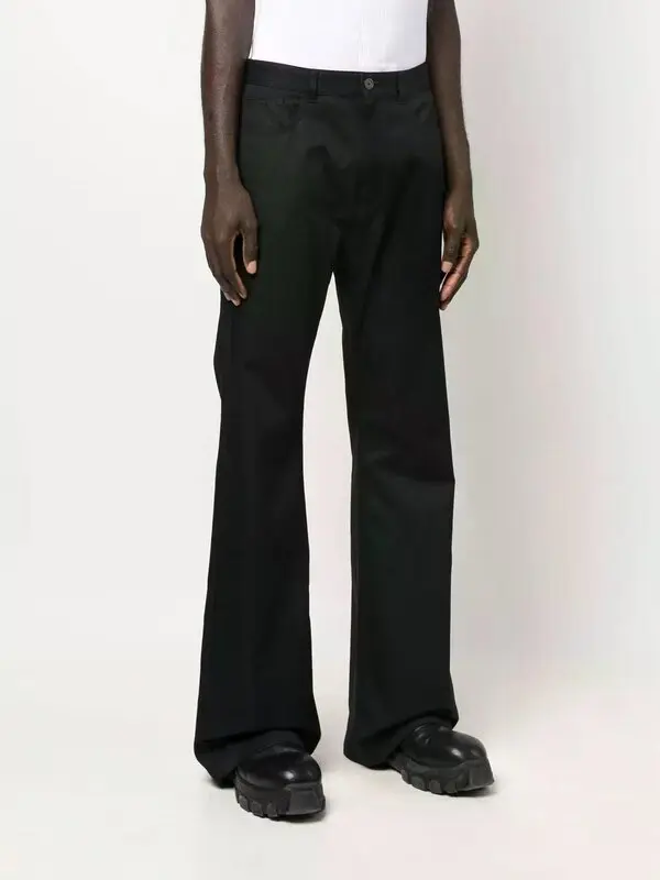 Balenciaga Flared Cotton Trousers