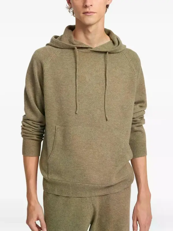 YVES SALOMON Knitted Hoodie