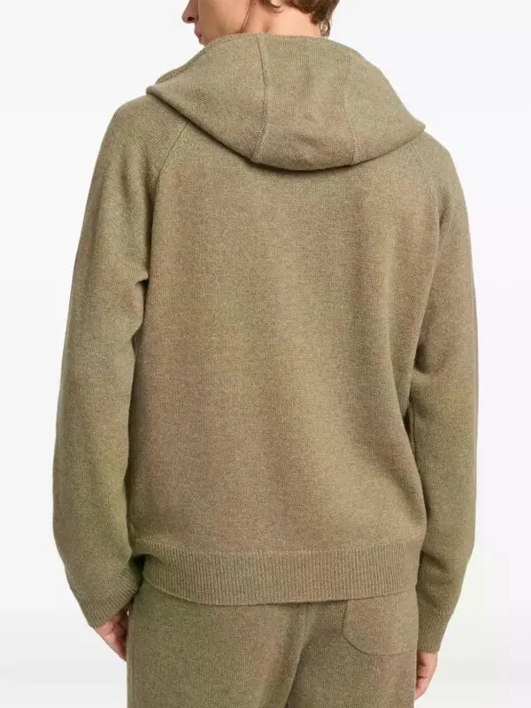 YVES SALOMON Knitted Hoodie