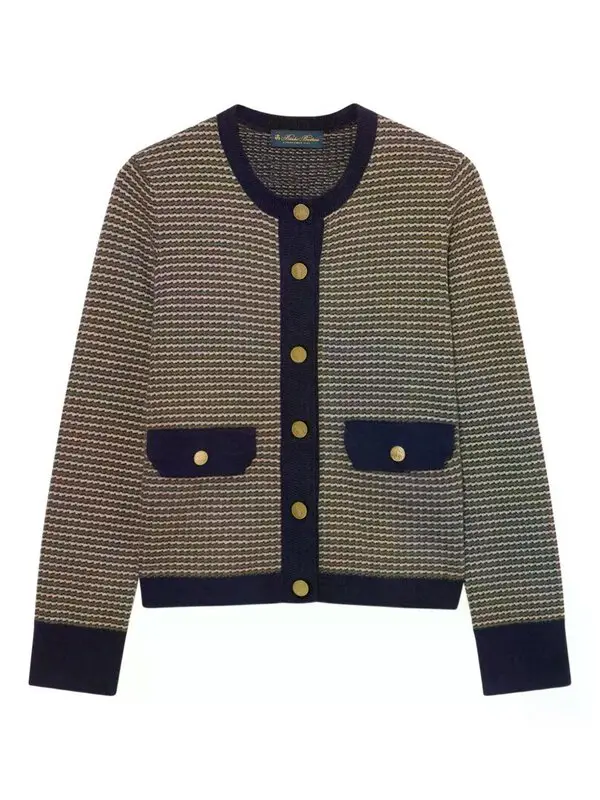 Brooks Brothers Jacquard Knit Cardigan