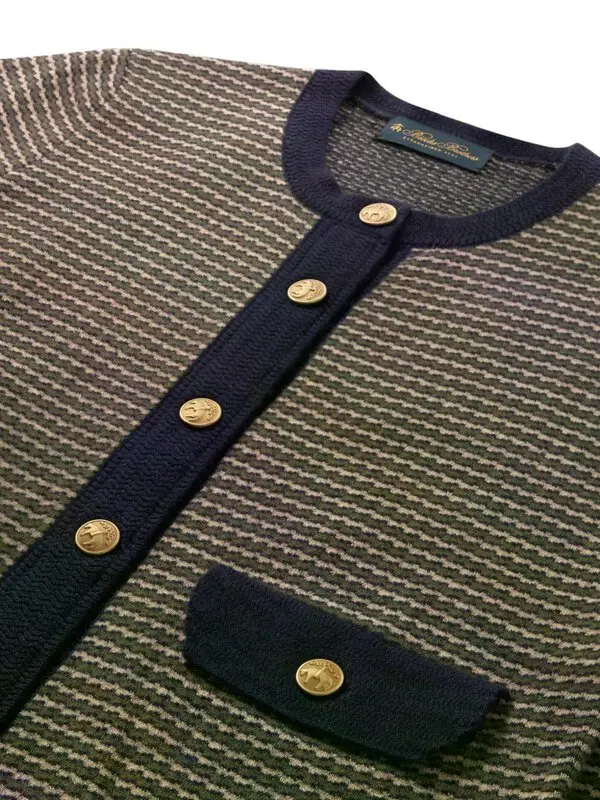 Brooks Brothers Jacquard Knit Cardigan