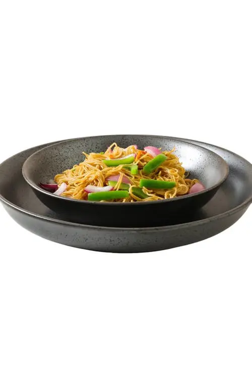 STONE + LAIN Valencia Porcelain 3-piece Serving Bowl Set