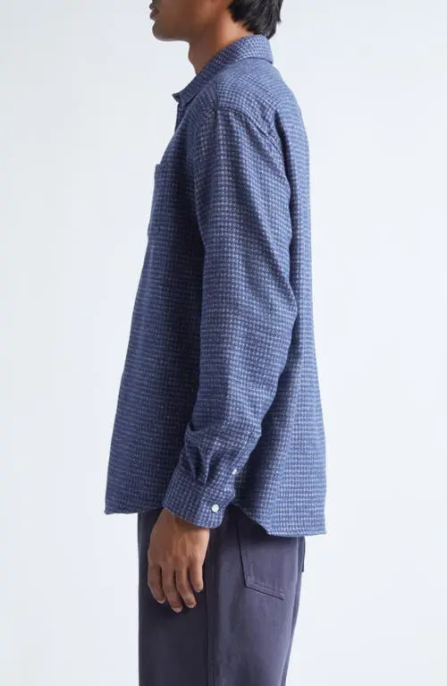 PALMES Cotton Mouliné Button-up Shirt