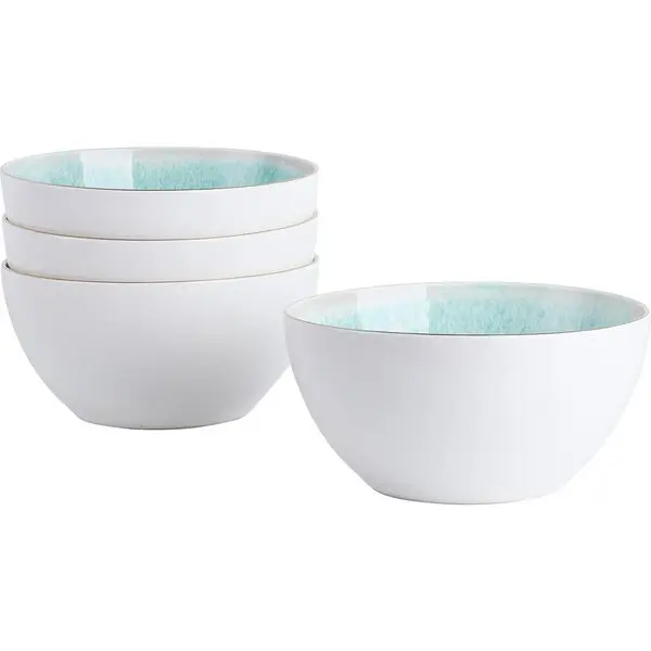 STONE + LAIN Josephine Porcelain 4-piece Bowl Set - Mint