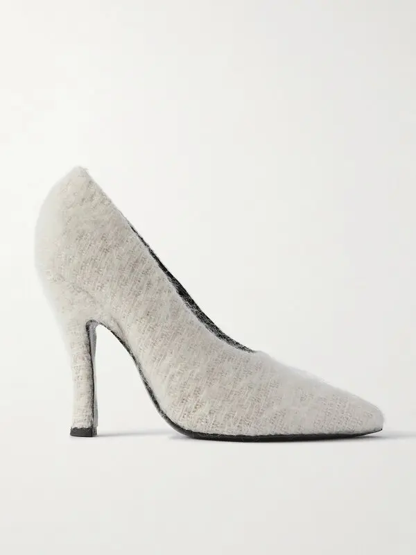 Magda Butrym Brushed-knit Pointed Toe Pumps