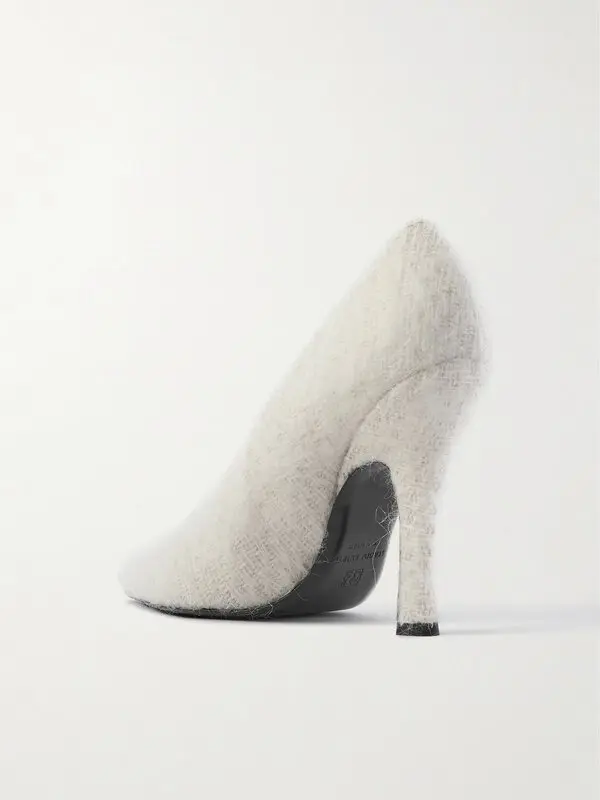 Magda Butrym Brushed-knit Pointed Toe Pumps