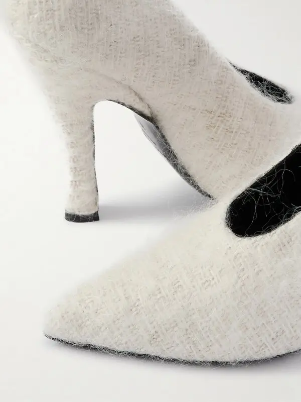 Magda Butrym Brushed-knit Pointed Toe Pumps