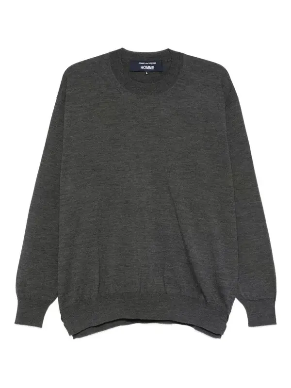 Comme Des Garçons Wool Crew Neck Jumper