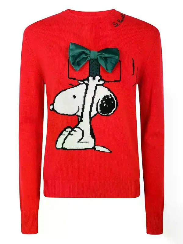 MC2 SAINT BARTH Graphic Bow Patch Sweater