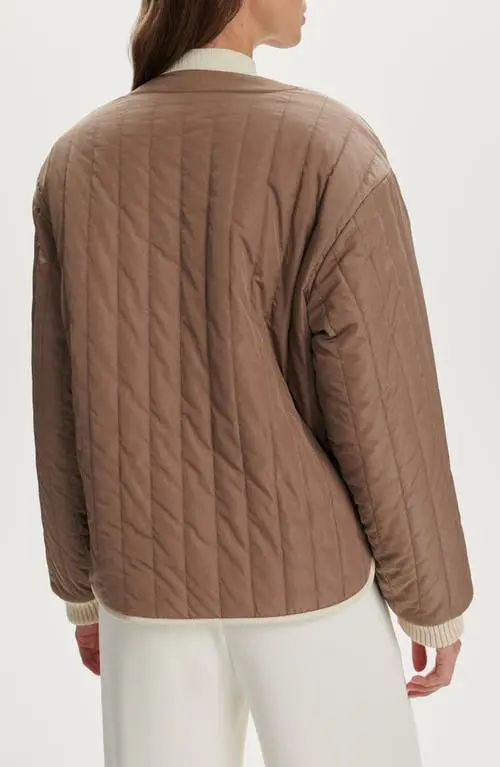 Varley Drew Reversible Jacket - Sand Shell/ash