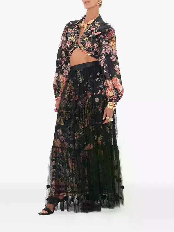 Camilla Letters From A Vineyard Maxi Skirt