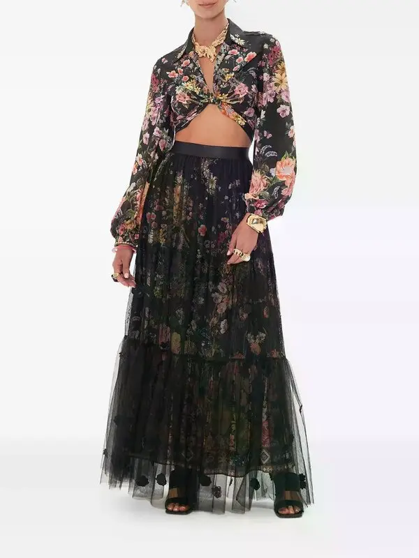 Camilla Letters From A Vineyard Maxi Skirt