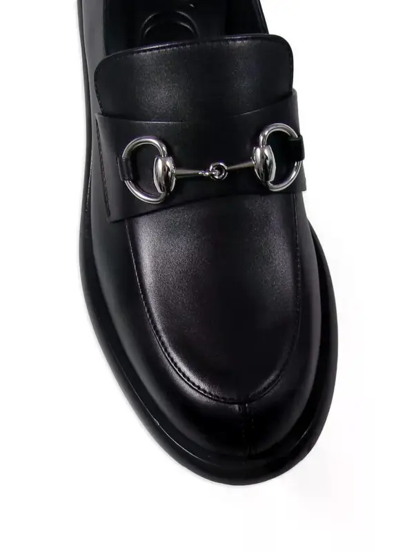 Gucci Horsebit Heeled Loafers