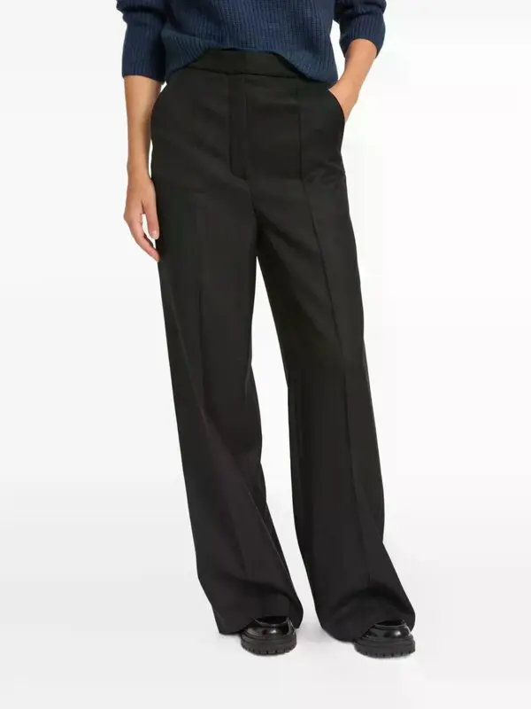YVES SALOMON Tailored Flannel Trousers