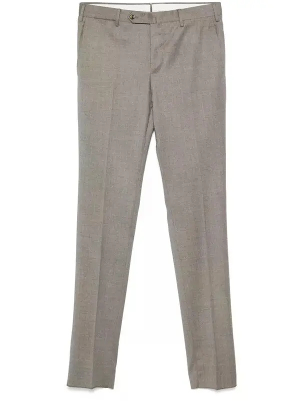 PT TORINO Slim-cut Trousers - Neutrals