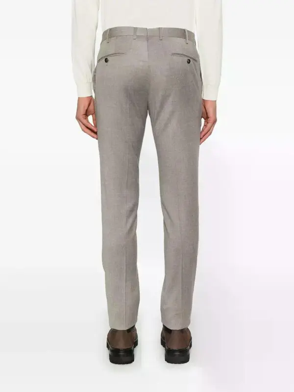 PT TORINO Slim-cut Trousers - Neutrals