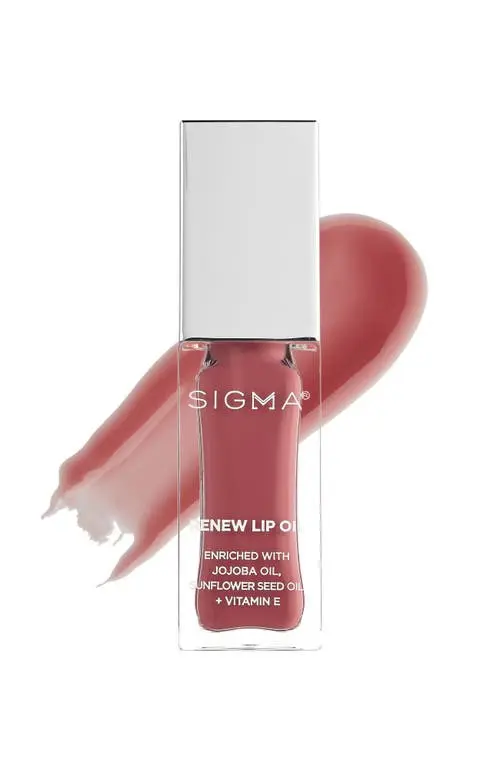 SIGMA BEAUTY Renew Lip Oil - All Heart - Berry Mauve