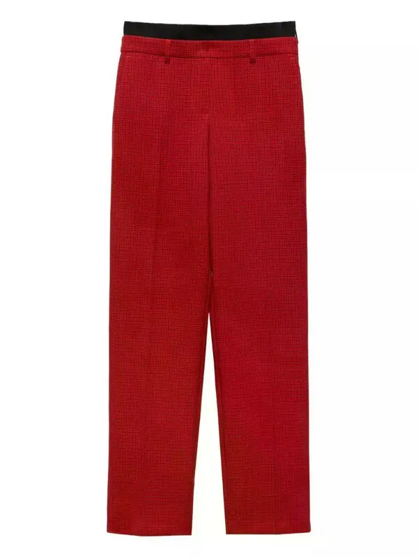 MSGM Check-pattern Trousers