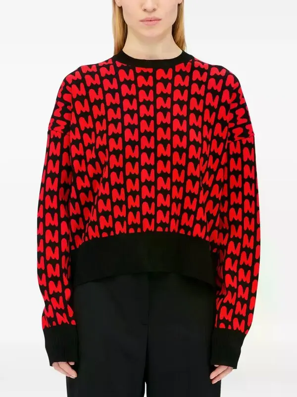 MSGM Monogram Logo Sweatshirt