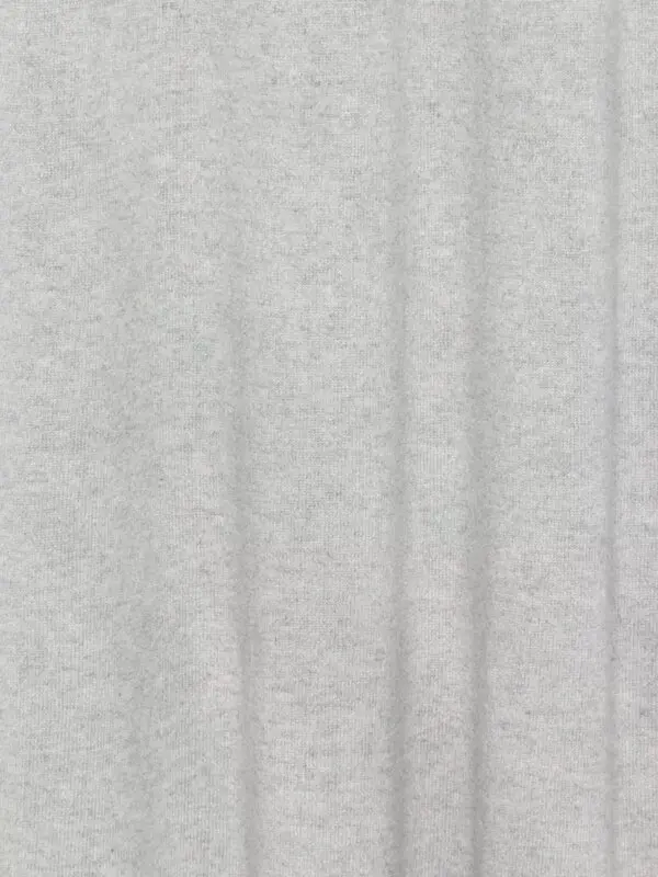 LISA YANG Ribbed Trim Cashmere Skirt