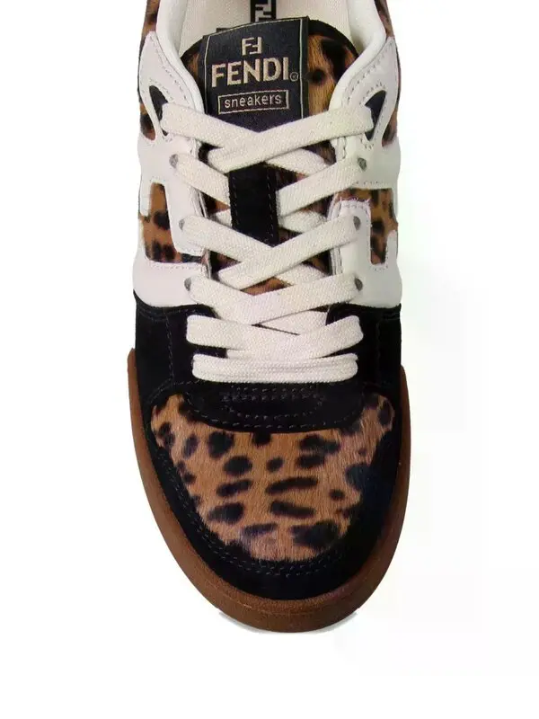 Fendi Leopard-print Sneakers