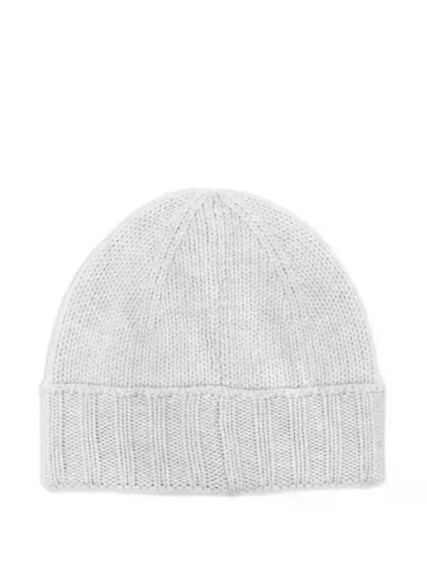GIUUNO Ribbed-brim Beanie - Grey