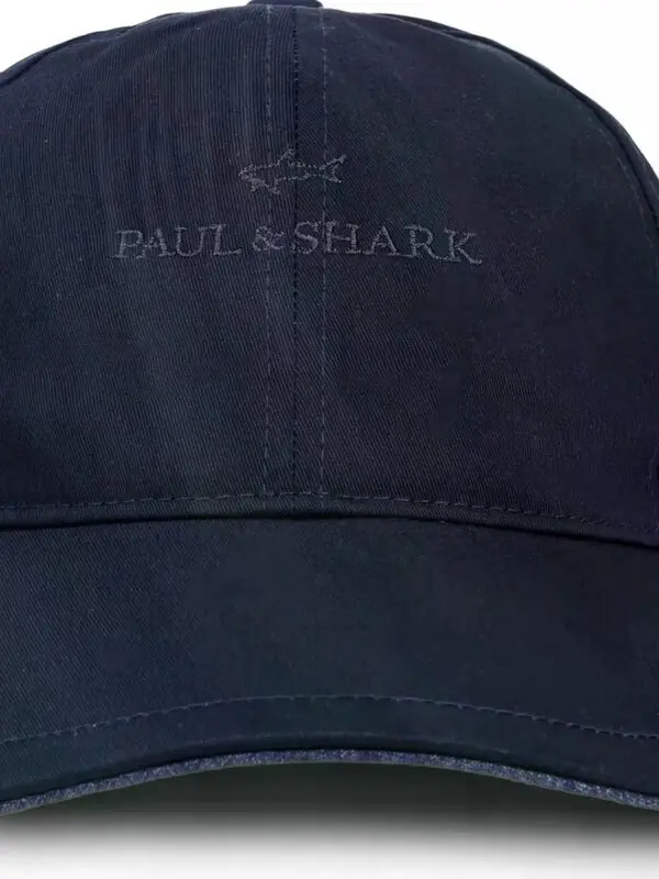 Paul & Shark Logo-plaque Baseball Cap - Blue