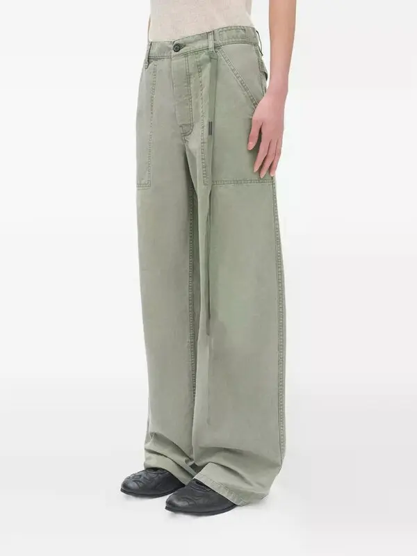 ANN DEMEULEMEESTER Cargo Cotton Trousers