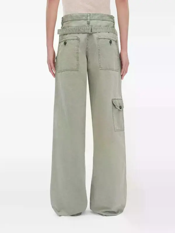 ANN DEMEULEMEESTER Cargo Cotton Trousers