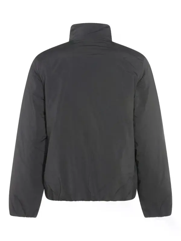 K-WAY Logo-patch Jacket - Black
