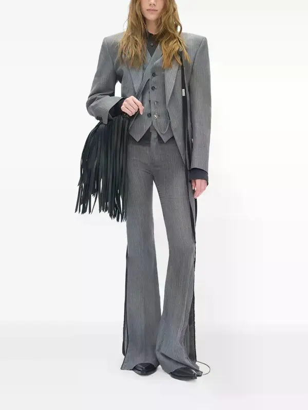 ANN DEMEULEMEESTER Pinstripe Waistcoat