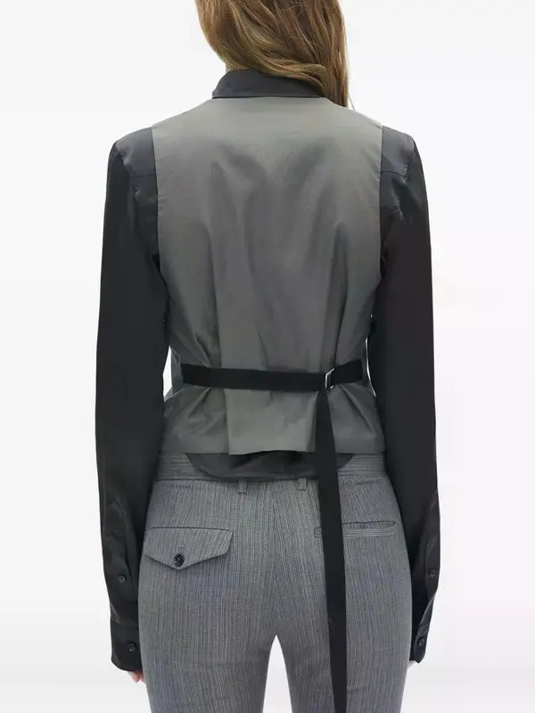 ANN DEMEULEMEESTER Pinstripe Waistcoat
