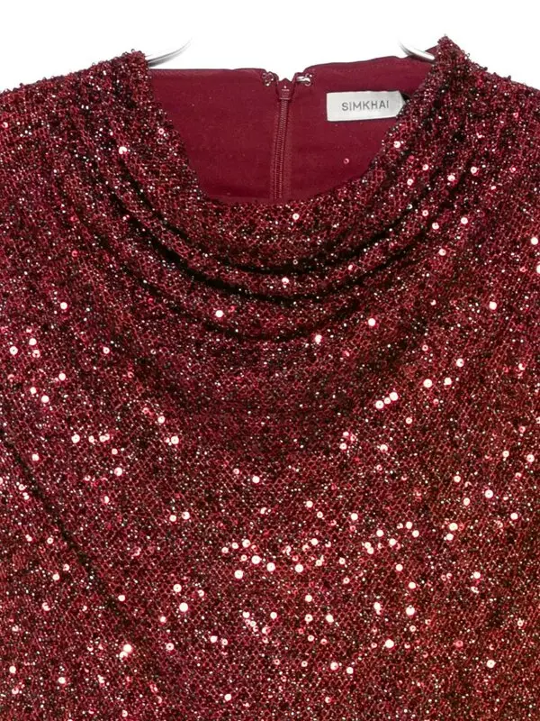 Simkhai Zaria Sequin Embellished Dress