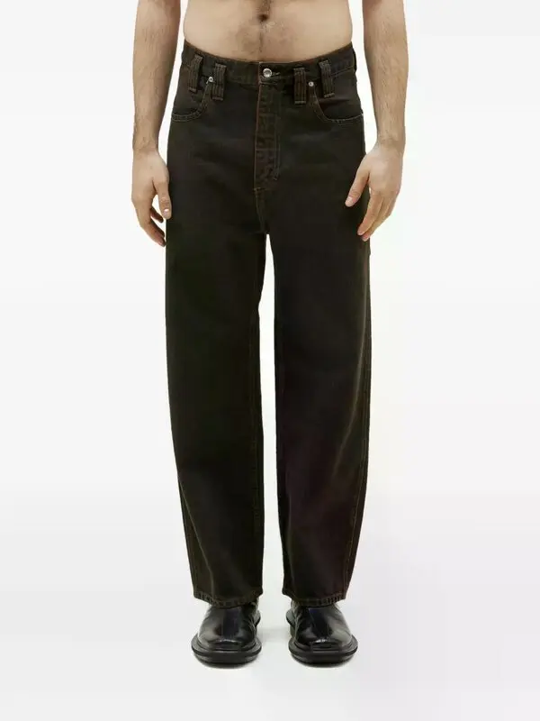 Eckhaus Latta Five-pocket Wide-leg Jeans