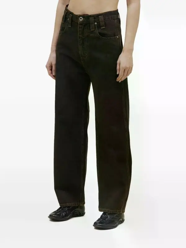 Eckhaus Latta Five-pocket Wide-leg Jeans